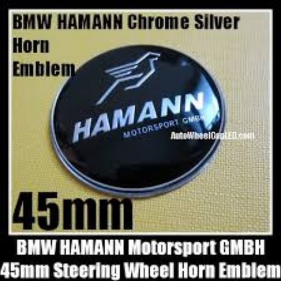 BMW | Accessories | Black Bmw Hamann Motorsports 45mm Steering Wheel ...